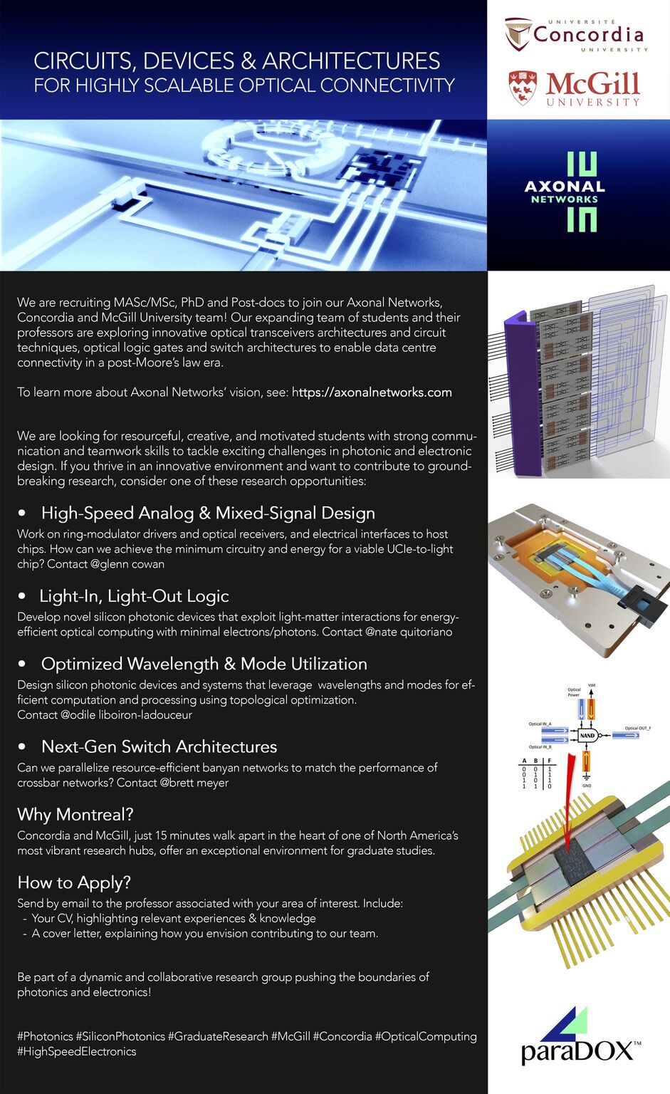 #phd #careers #photonics | Montreal Photonics Networking #phd #careers #photonics | Montreal Photonics Networking
