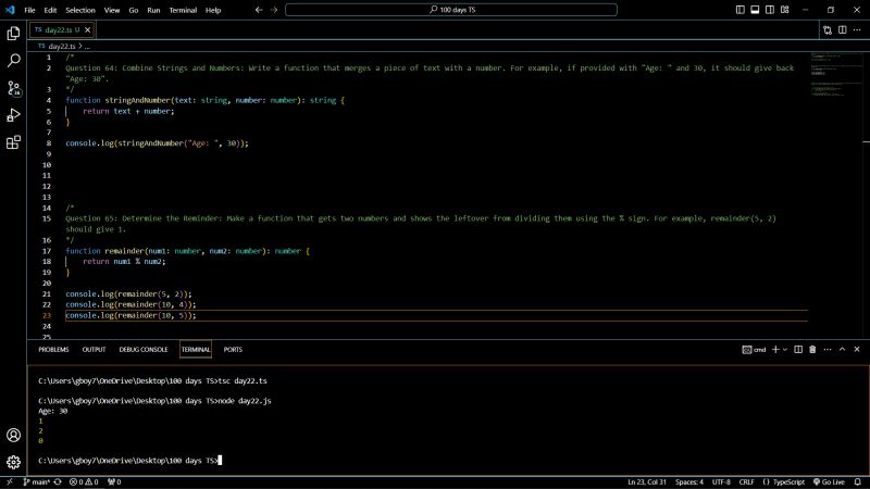 Hamza Ahmed on LinkedIn: #100daysofcodechallenge #coding #typescript # ... Hamza Ahmed on LinkedIn: #100daysofcodechallenge #coding #typescript # ...