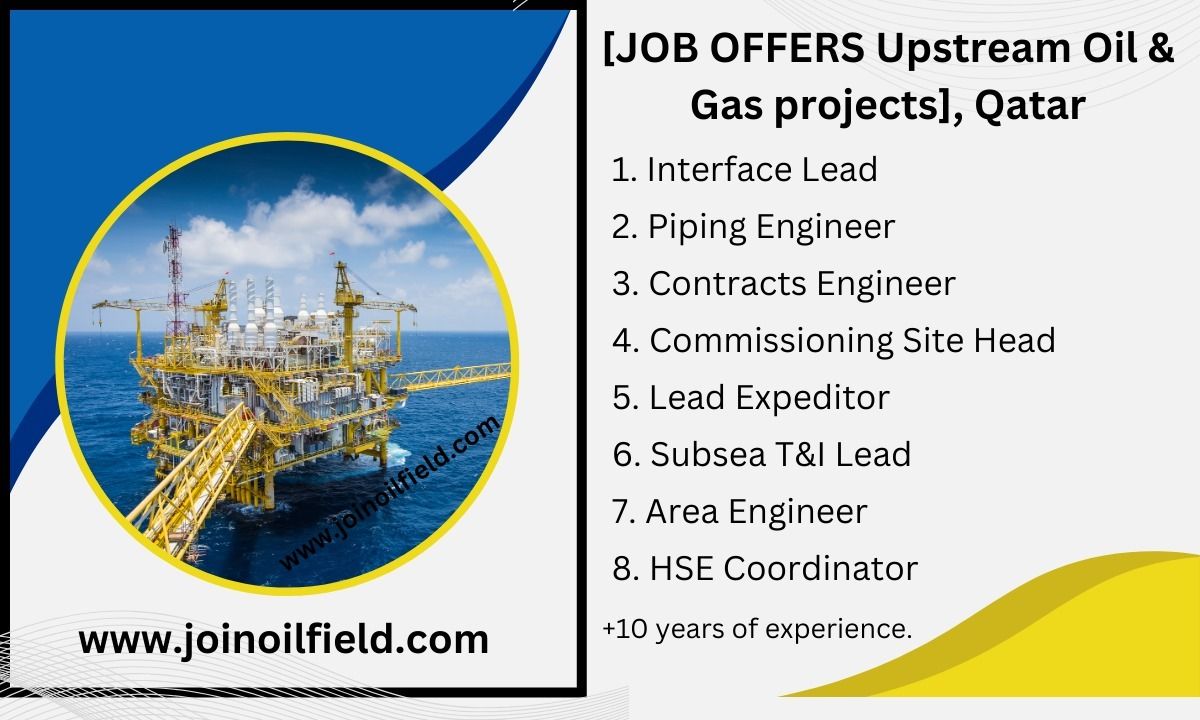 Oil Gas Recruiter on LinkedIn: [JOB OFFERS Upstream Oil & Gas Projects ... Oil Gas Recruiter on LinkedIn: [JOB OFFERS Upstream Oil & Gas Projects ...