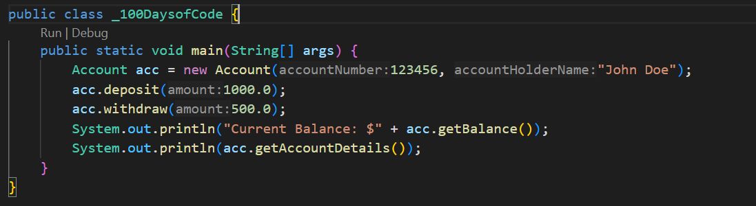 Abhishek Garg on LinkedIn: #100daysofcode #100daysofcode #java #oop # ... Abhishek Garg on LinkedIn: #100daysofcode #100daysofcode #java #oop # ...