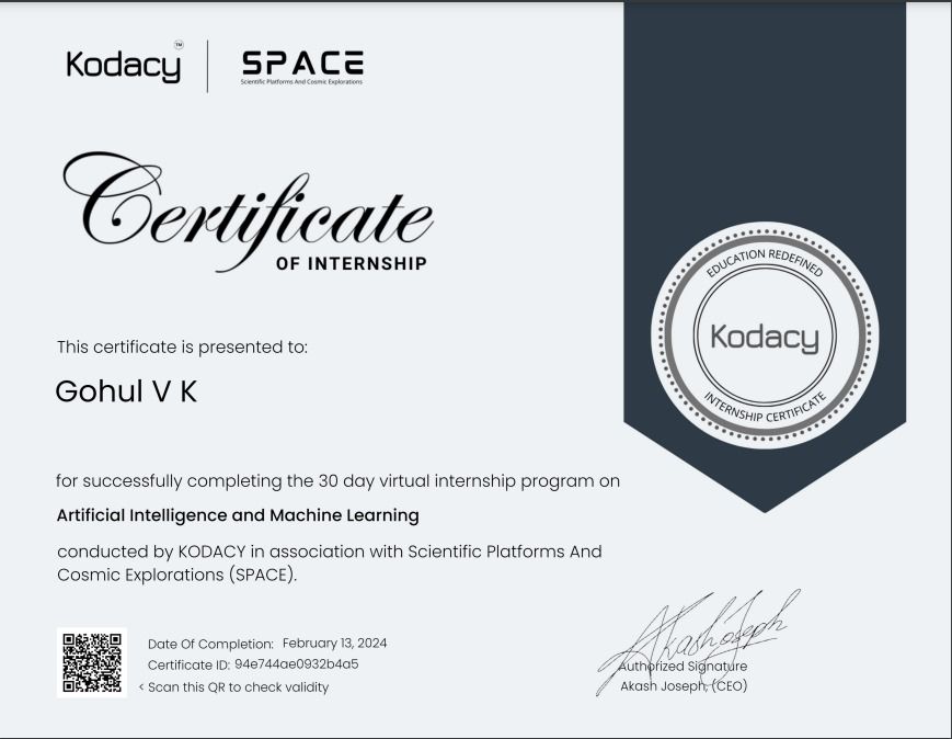 Gohul V K on LinkedIn: #ai #kodacy Gohul V K on LinkedIn: #ai #kodacy