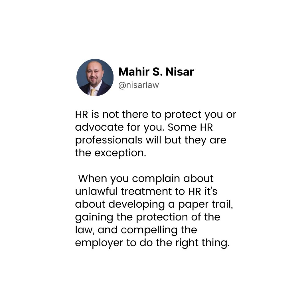 Nisar Law Group, P.C. on LinkedIn: #papertrail #evidence #employmentlaw ... Nisar Law Group, P.C. on LinkedIn: #papertrail #evidence #employmentlaw ...