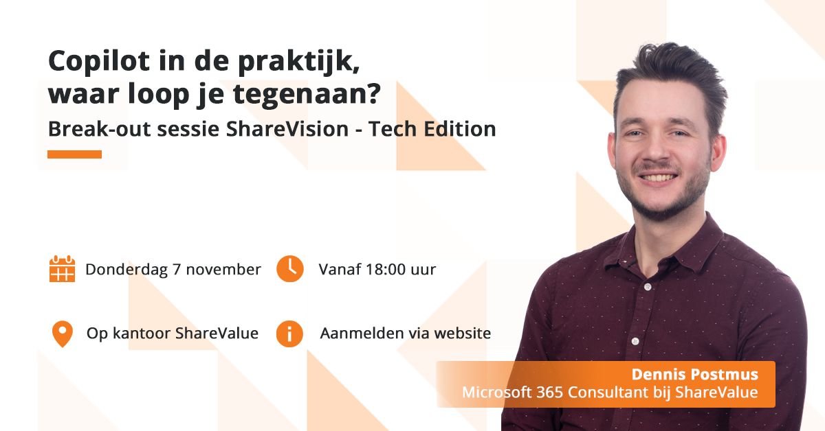 ShareValue B.V. op LinkedIn: Hoe werkt Copilot voor Microsoft 365 in de ... ShareValue B.V. op LinkedIn: Hoe werkt Copilot voor Microsoft 365 in de ...