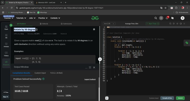 Sanjana Yadav on LinkedIn: #gfg160days #java #dsa #problemsolving # ... Sanjana Yadav on LinkedIn: #gfg160days #java #dsa #problemsolving # ...
