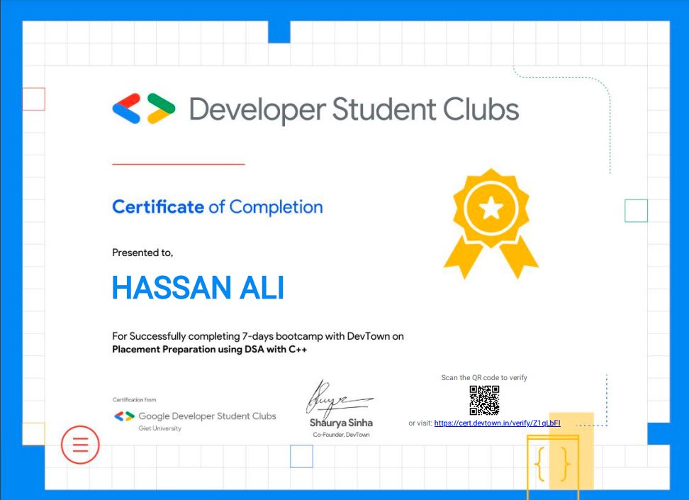 Hassan Ali on LinkedIn: #dsa #c #devtown Hassan Ali on LinkedIn: #dsa #c #devtown