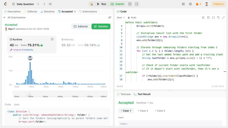 Diya V on LinkedIn: #100daysofleetcode #codingchallenge #problemsolving ... Diya V on LinkedIn: #100daysofleetcode #codingchallenge #problemsolving ...
