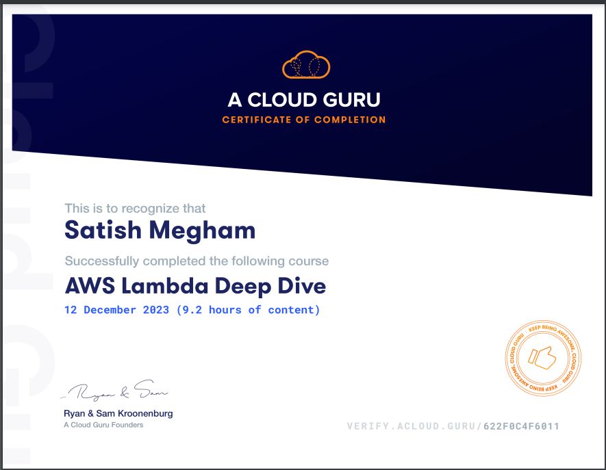 Satish Megham on LinkedIn: AWS Lambda Deep Dive https://lnkd.in/ek2nkAh2 Satish Megham on LinkedIn: AWS Lambda Deep Dive https://lnkd.in/ek2nkAh2