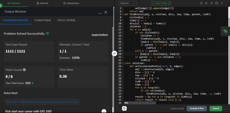 #dsa #160daysofcode #problemsolving #python #gfg160dayschallenge ... #dsa #160daysofcode #problemsolving #python #gfg160dayschallenge ...
