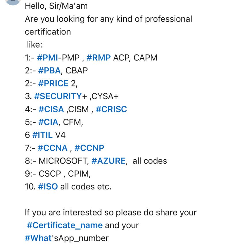 Doha Abu Summaqah on LinkedIn: Anyone else is receiving these messages ... Doha Abu Summaqah on LinkedIn: Anyone else is receiving these messages ...