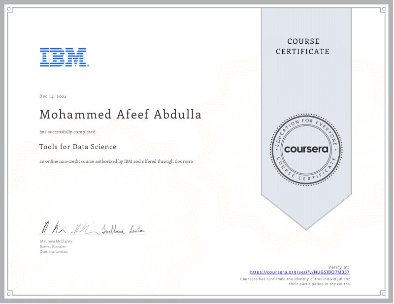 Mohammed Afeef Abdulla on LinkedIn: #lifelonglearning #datascience # ... Mohammed Afeef Abdulla on LinkedIn: #lifelonglearning #datascience # ...