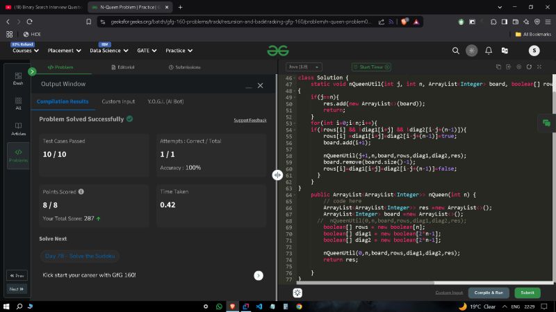 #codeeveryday #dsajourney #geeksforgeeks #gfg160 #geekstreak2024 #java ... #codeeveryday #dsajourney #geeksforgeeks #gfg160 #geekstreak2024 #java ...