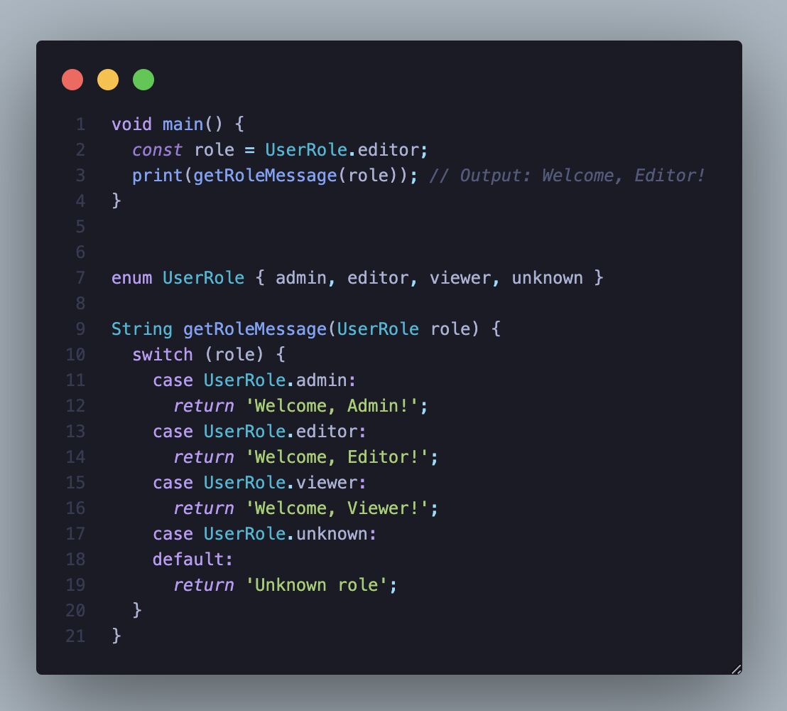 Waleed Ahmad on LinkedIn: #flutterdev #flutter #enums #appdevelopment # ... Waleed Ahmad on LinkedIn: #flutterdev #flutter #enums #appdevelopment # ...
