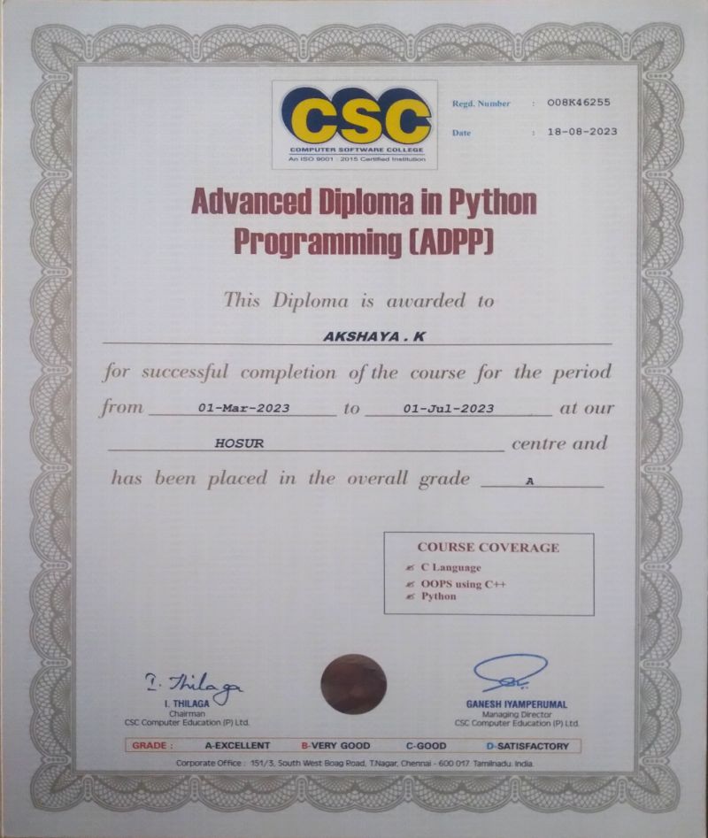 Akshaya Kalaimani on LinkedIn: #python #cprogramming #cplusplus #oop # ... Akshaya Kalaimani on LinkedIn: #python #cprogramming #cplusplus #oop # ...