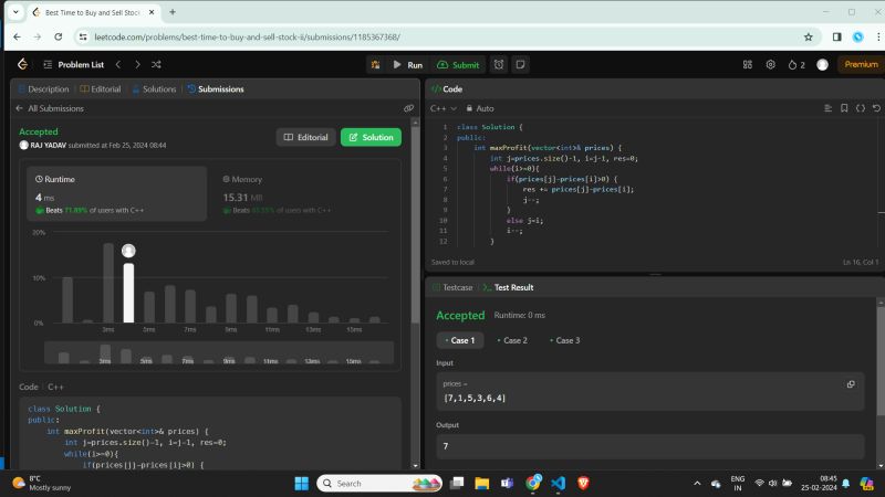 RAJ YADAV on LinkedIn: #180daysofcode #leetcode RAJ YADAV on LinkedIn: #180daysofcode #leetcode