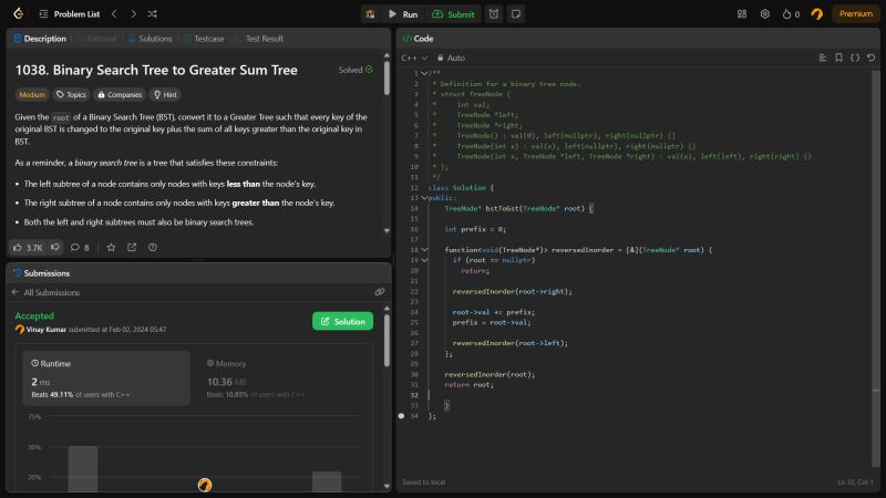 Vinay Kumar on LinkedIn: #edslash #dsawithedslash #leetcode #100daysofcode Vinay Kumar on LinkedIn: #edslash #dsawithedslash #leetcode #100daysofcode