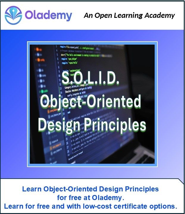 Olademy on LinkedIn: Learn Object-Oriented Design Principles at Olademy.… Olademy on LinkedIn: Learn Object-Oriented Design Principles at Olademy.…