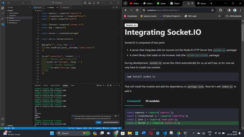 Learning Socket.io 🥱 | Amish Khan Learning Socket.io 🥱 | Amish Khan