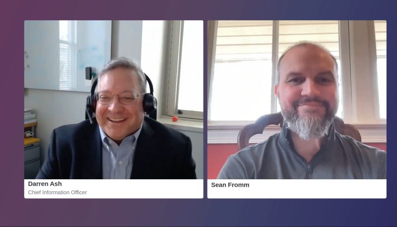 Insightful Fireside Chat with DOI CIO Darren Ash and Sean Fromm ... Insightful Fireside Chat with DOI CIO Darren Ash and Sean Fromm ...