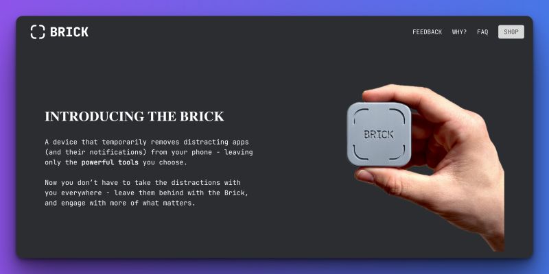 Ash Ghaemi on LinkedIn: Anyone else try Brick to eliminate distractions ... Ash Ghaemi on LinkedIn: Anyone else try Brick to eliminate distractions ...