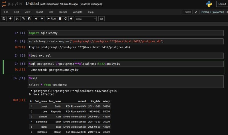 Monika R. on LinkedIn: #sql #postgresql #jupyternotebooks # ... Monika R. on LinkedIn: #sql #postgresql #jupyternotebooks # ...