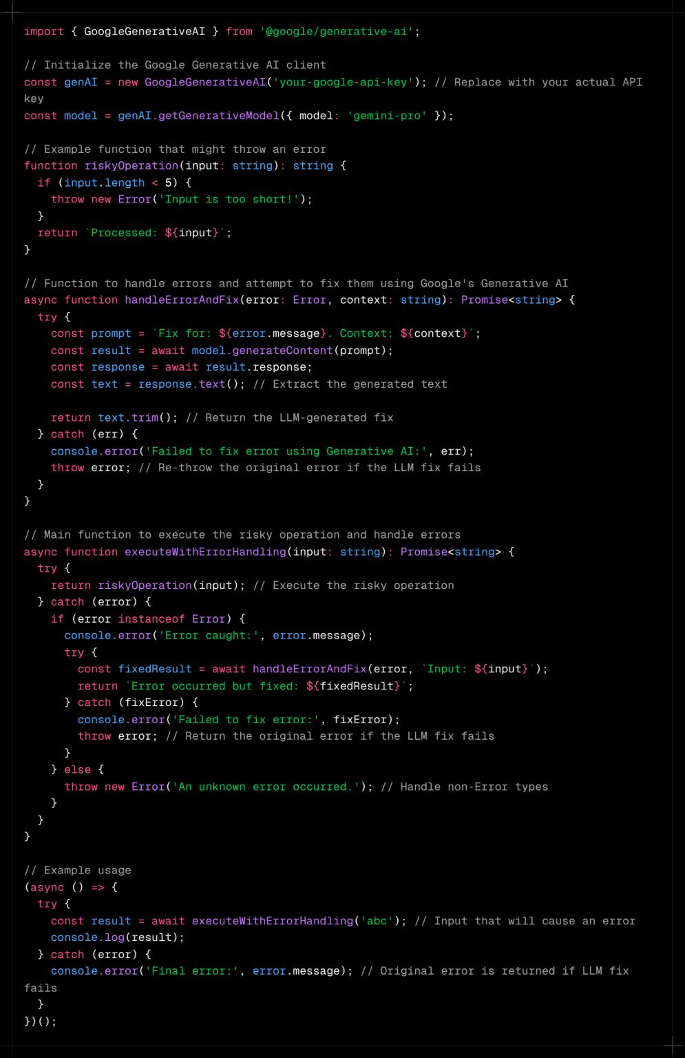 #ai #typescript #errorhandling #generativeai #googleai #programming ... #ai #typescript #errorhandling #generativeai #googleai #programming ...