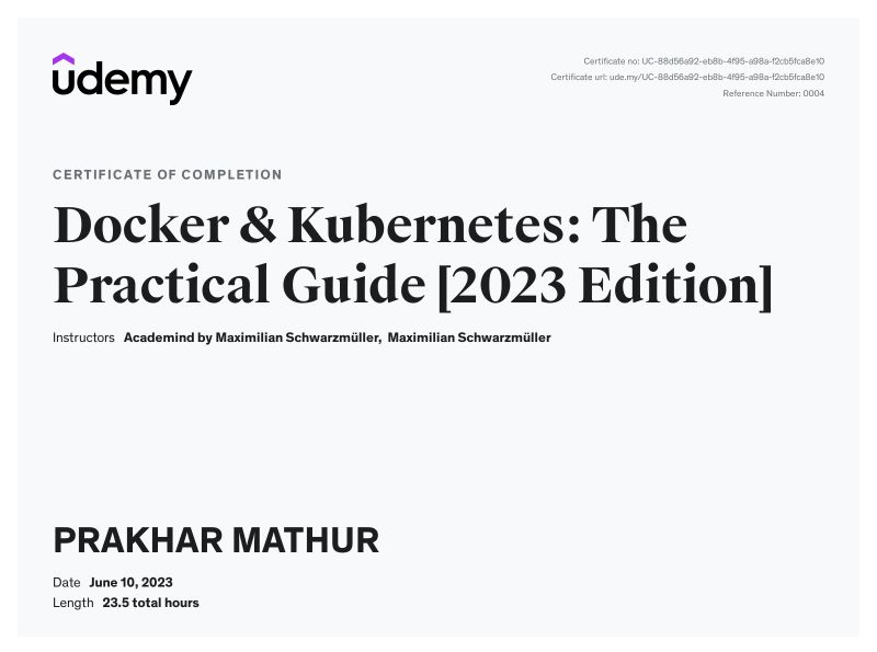 Prakhar Mathur on LinkedIn: #docker #kubernets #devops Prakhar Mathur on LinkedIn: #docker #kubernets #devops