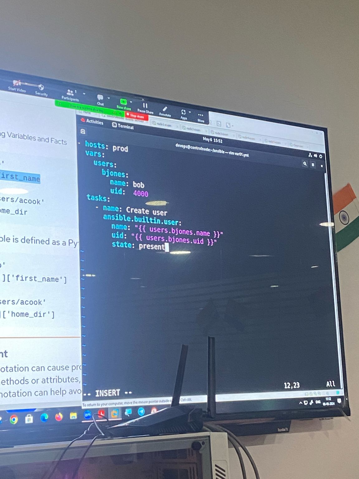 Playbook of ansible with using variable | Jaideep Playbook of ansible with using variable | Jaideep