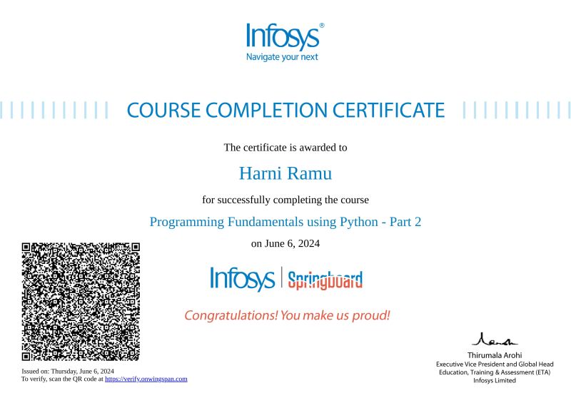 Harni Ramu on LinkedIn: Fundamentals using python part 2 Harni Ramu on LinkedIn: Fundamentals using python part 2
