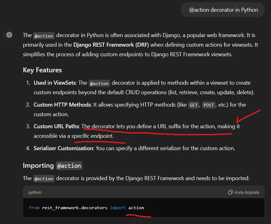 Nuryagdy R. on LinkedIn: @action decorator in Python Nuryagdy R. on LinkedIn: @action decorator in Python