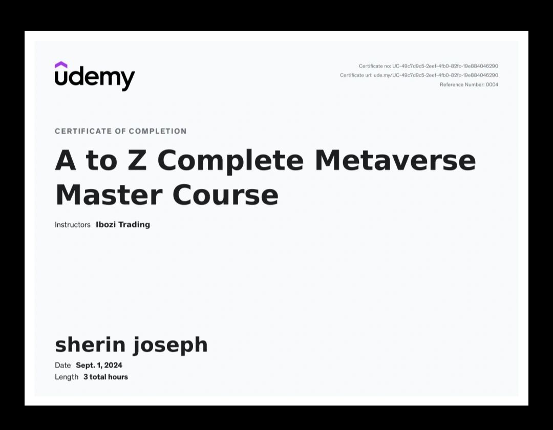 Sherin Joseph on LinkedIn: #continuouslearning #metaverse Sherin Joseph on LinkedIn: #continuouslearning #metaverse