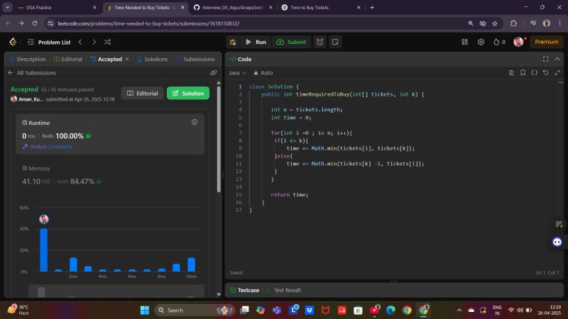 #100daysofcode #100daysofcode #leetcode #java #arrays #simulation ... #100daysofcode #100daysofcode #leetcode #java #arrays #simulation ...