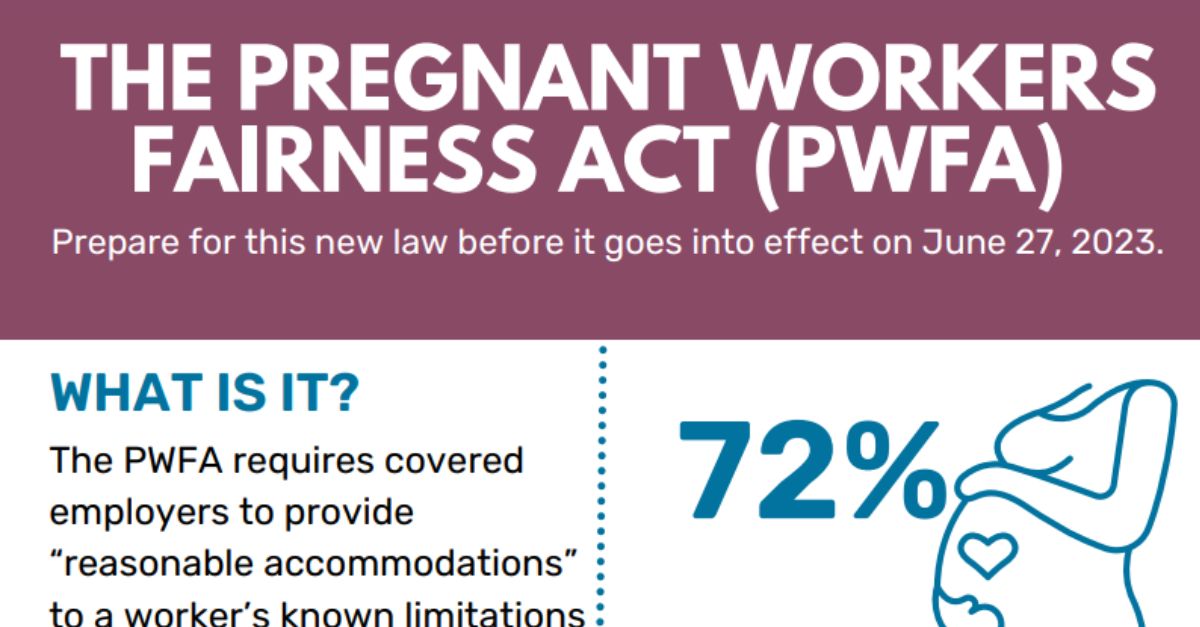 Michele Underhill, SHRM-SCP, PHR on LinkedIn: PWFA Infographic Michele Underhill, SHRM-SCP, PHR on LinkedIn: PWFA Infographic