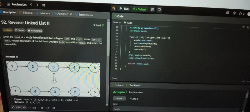 #dsa #leetcode #linkedlist #reverselinkedlist #java #problemsolving ... #dsa #leetcode #linkedlist #reverselinkedlist #java #problemsolving ...