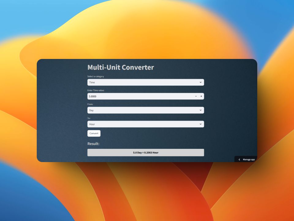 #python #streamlit #webapp #unitconversion #ai #machinelearning #coding ... #python #streamlit #webapp #unitconversion #ai #machinelearning #coding ...