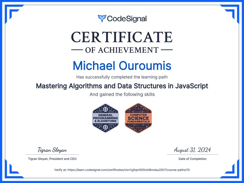 Michael Ouroumis on LinkedIn: Just completed a fun and enjoyable course ... Michael Ouroumis on LinkedIn: Just completed a fun and enjoyable course ...