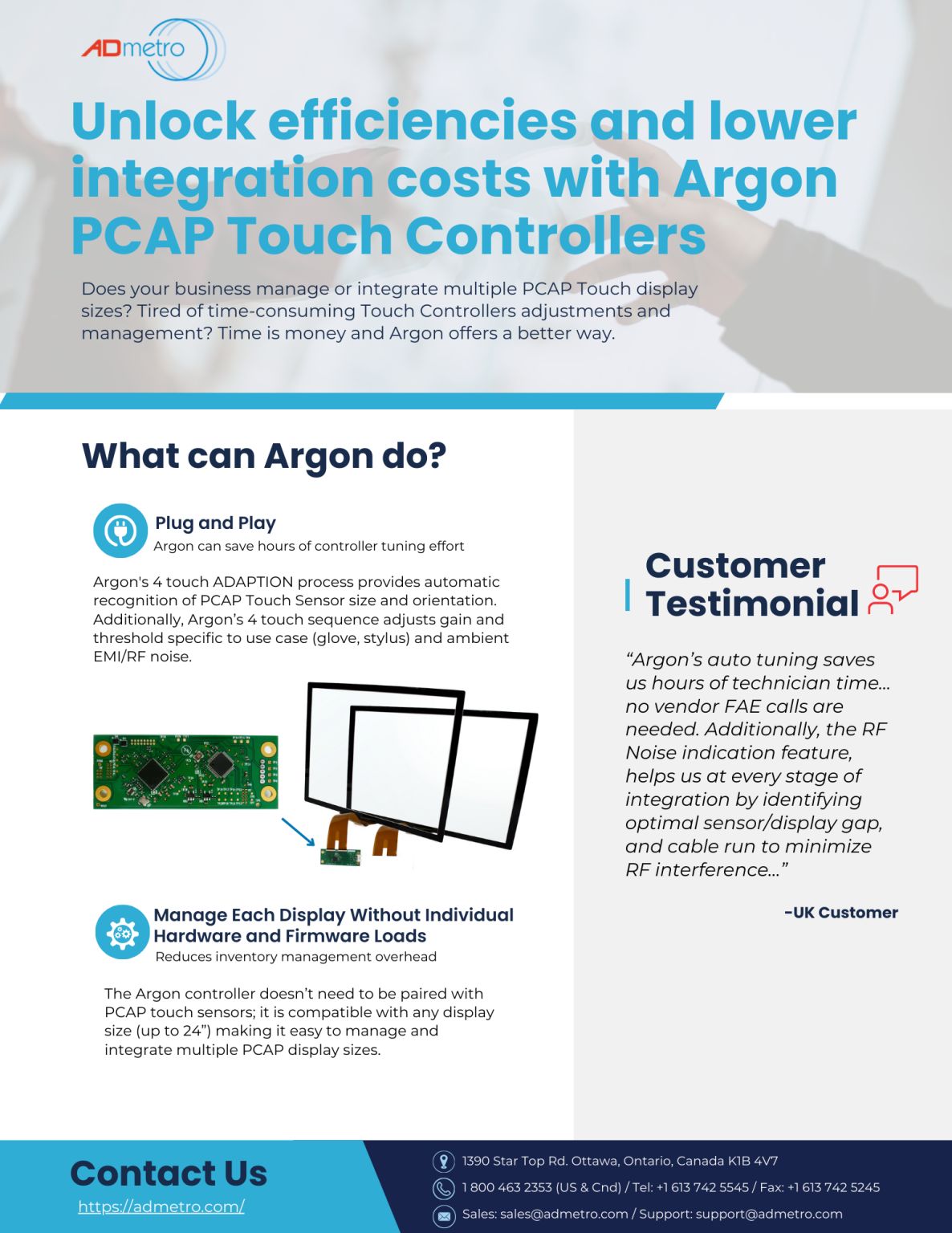 Learn about Argon PCAP controller | A D Metro posted on the topic ... Learn about Argon PCAP controller | A D Metro posted on the topic ...