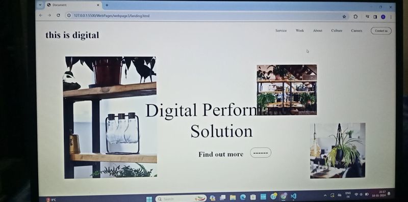 Raghav Goyal on LinkedIn: Simple landing page, using HTML, CSS, JS Raghav Goyal on LinkedIn: Simple landing page, using HTML, CSS, JS