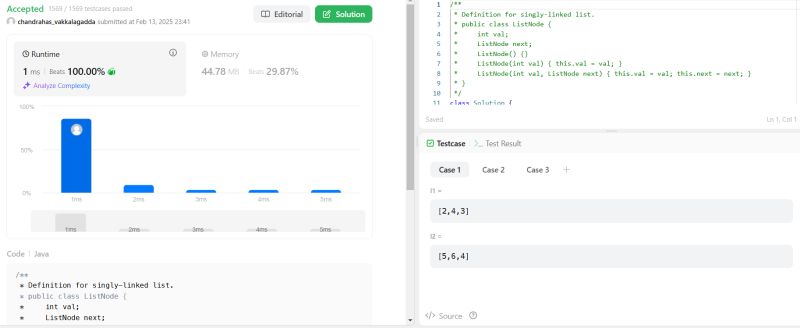 Chandrahas Vakkalagadda on LinkedIn: #coding #leetcode #linkedlists # ... Chandrahas Vakkalagadda on LinkedIn: #coding #leetcode #linkedlists # ...