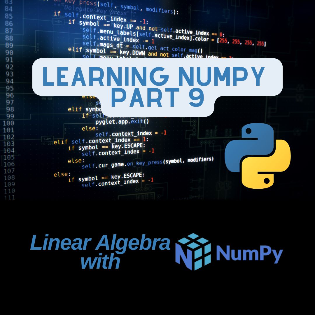 Python Playground on LinkedIn: #python #numpy #datascience #machinelearning Python Playground on LinkedIn: #python #numpy #datascience #machinelearning