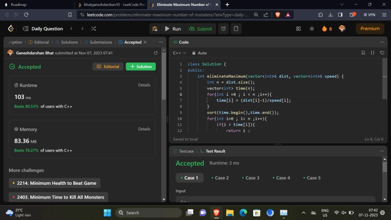 Ganeshdarshan Bhat on LinkedIn: #leetcode #codingchallenge # ... Ganeshdarshan Bhat on LinkedIn: #leetcode #codingchallenge # ...