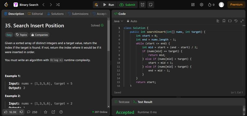 #binarysearch #codingchallenge #leetcode #consistentlearning… | Rajan ... #binarysearch #codingchallenge #leetcode #consistentlearning… | Rajan ...