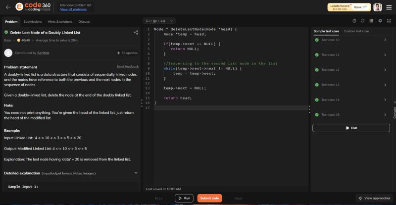 Aman Kumar Pandey on LinkedIn: #dsa #linkedlist #coding #problemsolving ... Aman Kumar Pandey on LinkedIn: #dsa #linkedlist #coding #problemsolving ...