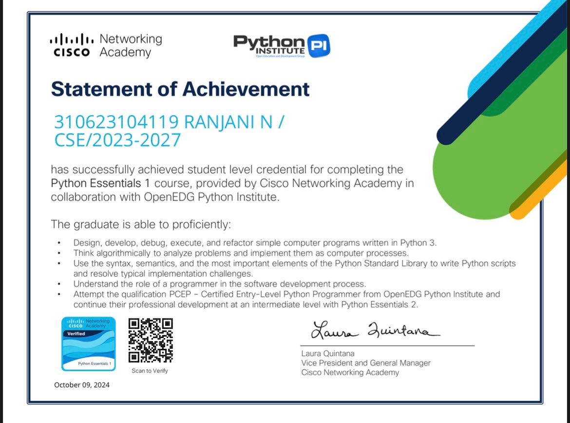 Ranjani Natarajan on LinkedIn: #python #programming # ... Ranjani Natarajan on LinkedIn: #python #programming # ...
