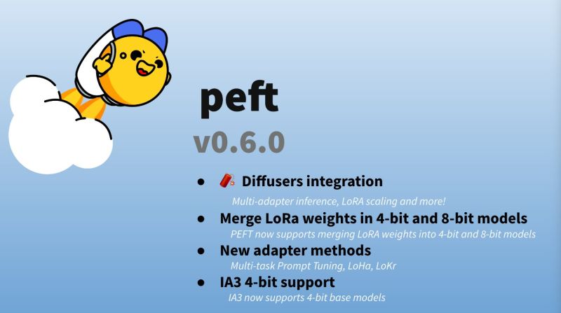 Younes Belkada on LinkedIn: New release for PEFT library - 0.6.0 ... Younes Belkada on LinkedIn: New release for PEFT library - 0.6.0 ...