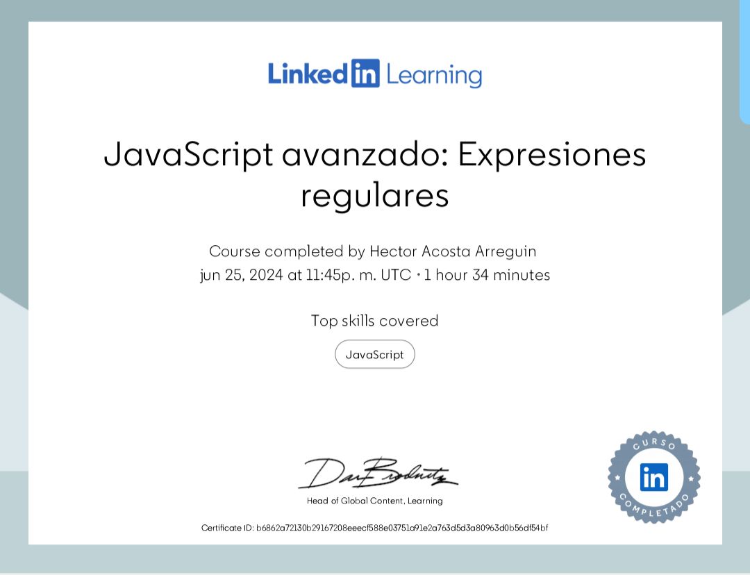 Hector Acosta on LinkedIn: #javascript Hector Acosta on LinkedIn: #javascript
