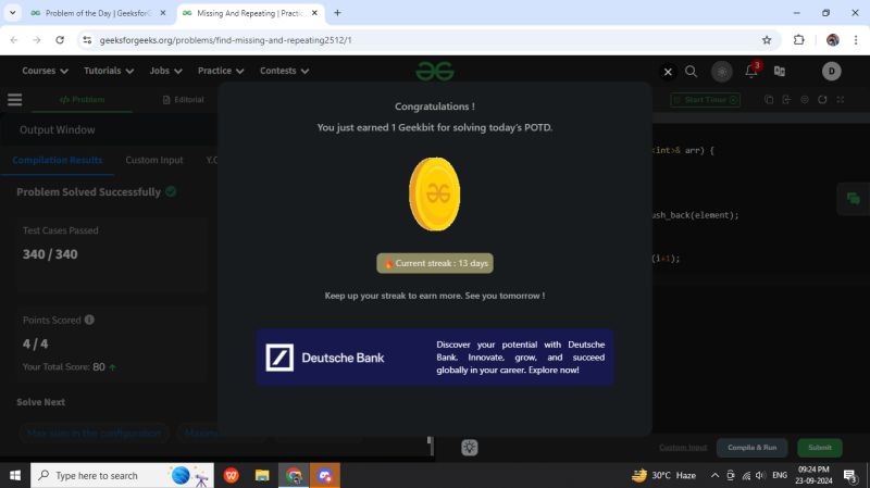 Deepanshu . on LinkedIn: #gfgpotd #geekstreak2024 #codingchallenge # ... Deepanshu . on LinkedIn: #gfgpotd #geekstreak2024 #codingchallenge # ...