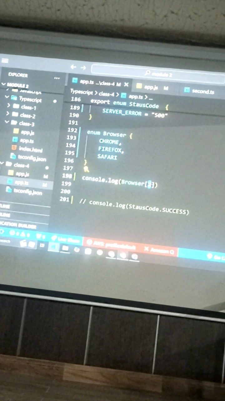 #typescript #coding #enums #learningjourney | Muhammad Hamza Ghori #typescript #coding #enums #learningjourney | Muhammad Hamza Ghori