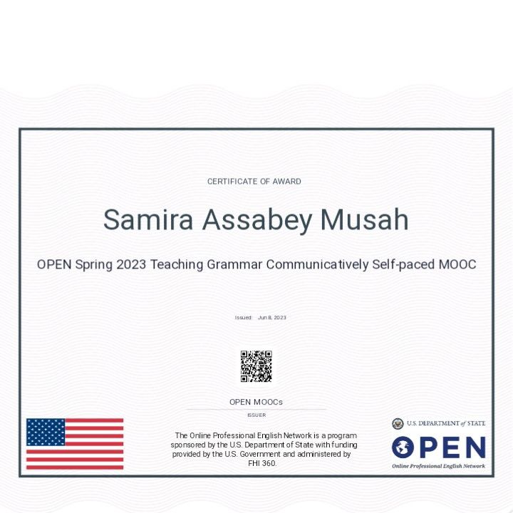 Yesterday I completed The Online Professional English Network (OPEN ... Yesterday I completed The Online Professional English Network (OPEN ...