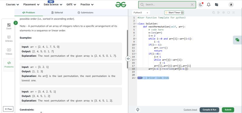 #gfg160days #coding #python #algorithms | Gyanmote Akhil #gfg160days #coding #python #algorithms | Gyanmote Akhil