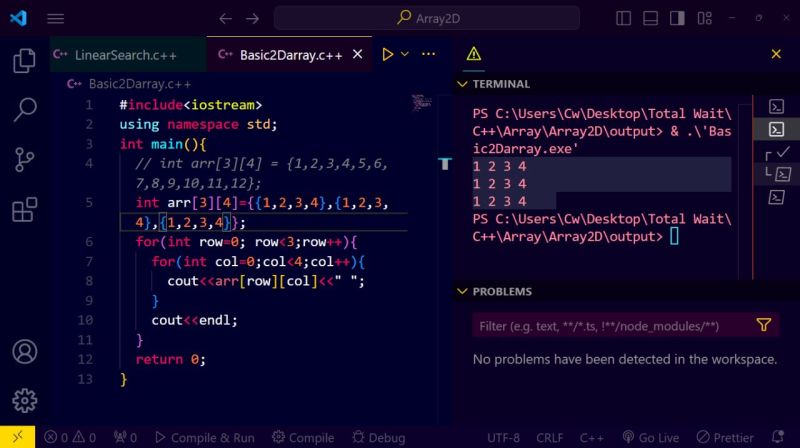 Harshit Garg on LinkedIn: #dsa #day23 #c #2darrays #matrix #techskills ... Harshit Garg on LinkedIn: #dsa #day23 #c #2darrays #matrix #techskills ...